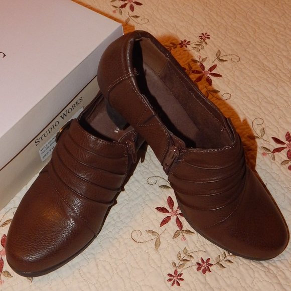 Studio Works | Shoes | Ladies Studio Works Brown Shoesbooties | Poshmark